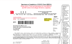 僱傭稅務責任 - 僱主報稅表 & 薪俸稅 (BIR56A及IR56B)
