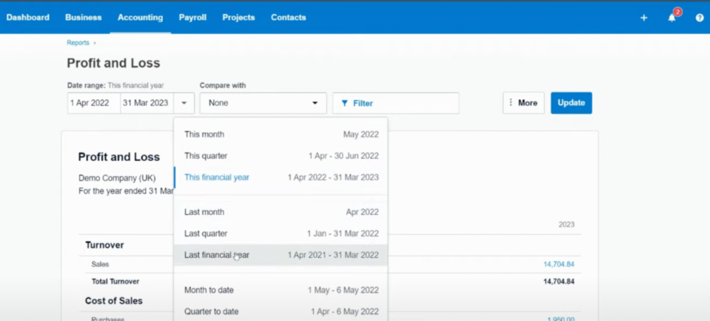 How To Read a Profit and Loss Report in Xero