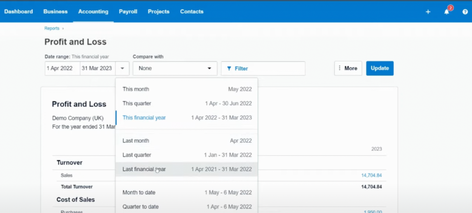 How To Read a Profit and Loss Report in Xero