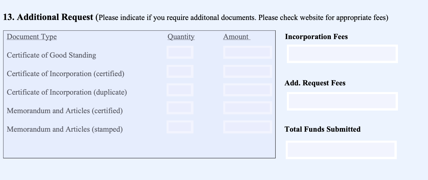 BVI Company Registration Form: How To Fill In?